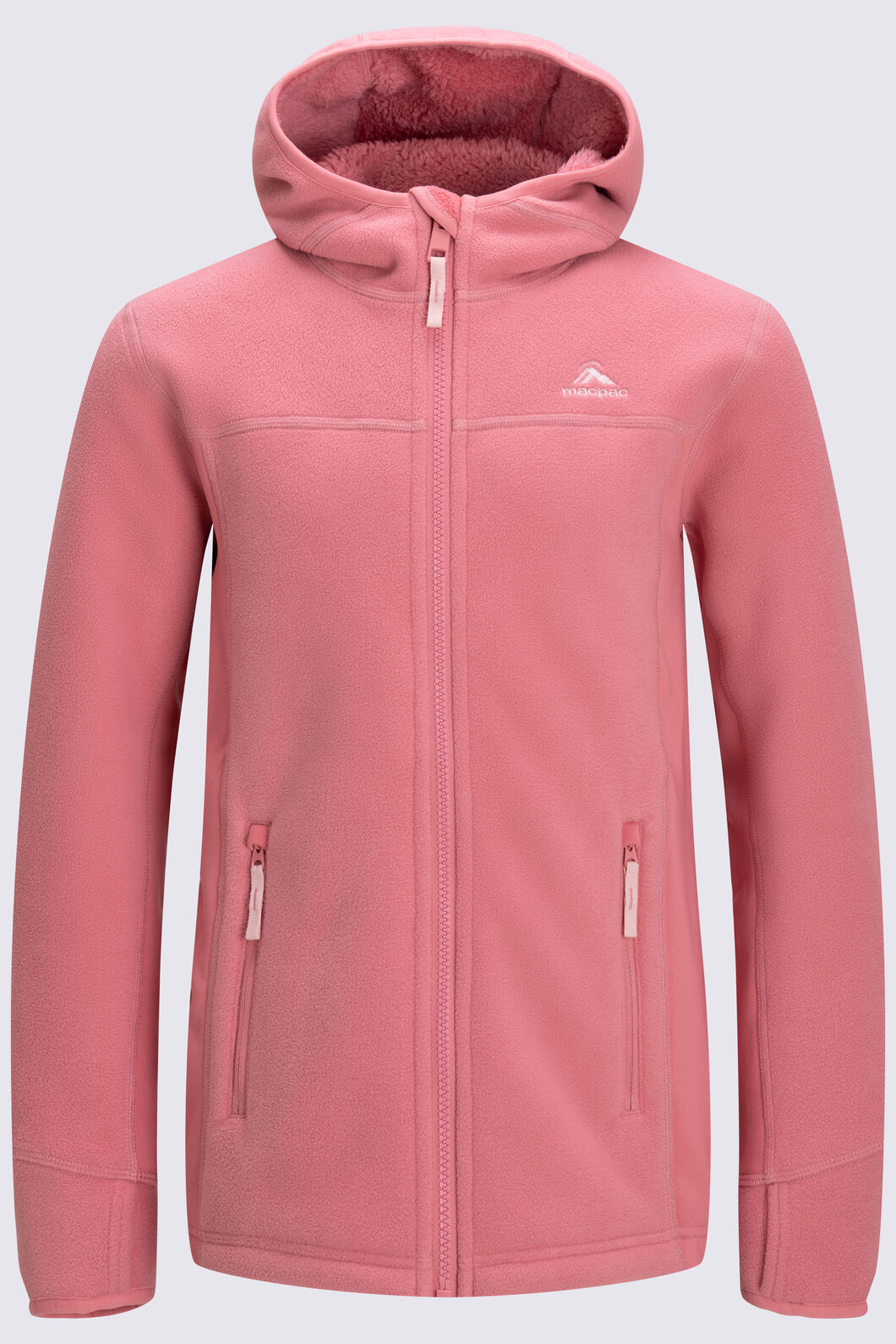 Macpac Kids' Mini Mountain Hooded Fleece Jacket | Macpac