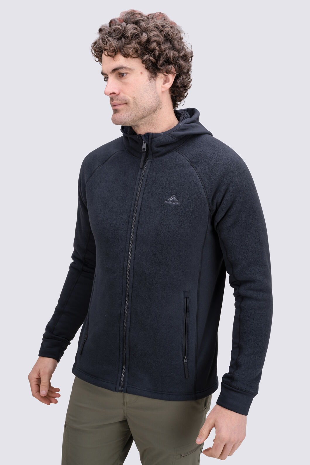 Macpac Mens Mountain Hooded Fleece Jacket | Macpac